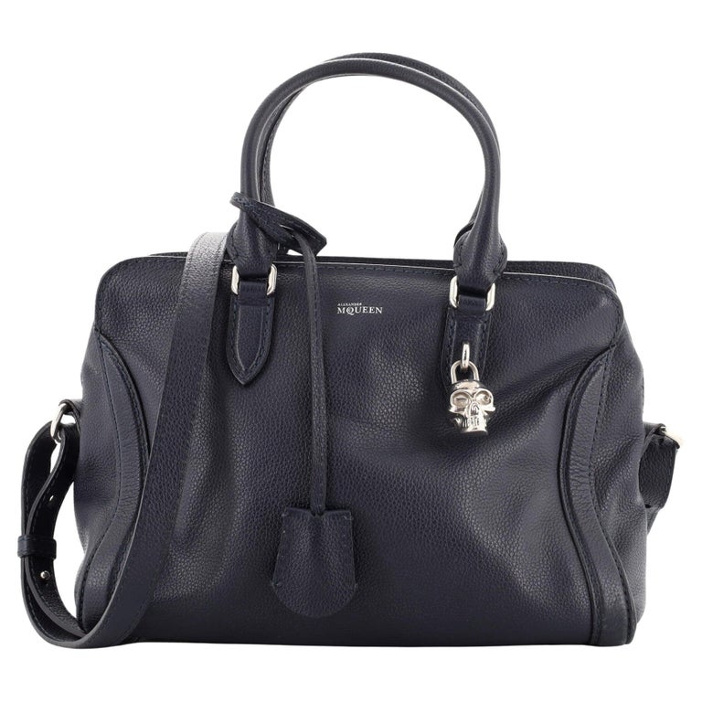 Alexander McQueen Padlock Zip Around Tote Leather Small For Sale at 1stDibs