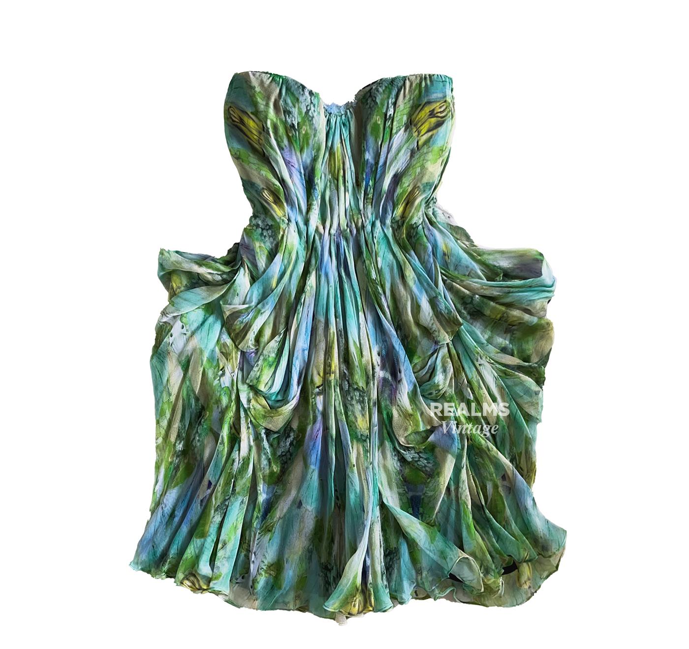 Alexander McQueen Plato's Atlantis "Praying Mantis" Silk Dress, SS 2010 ...