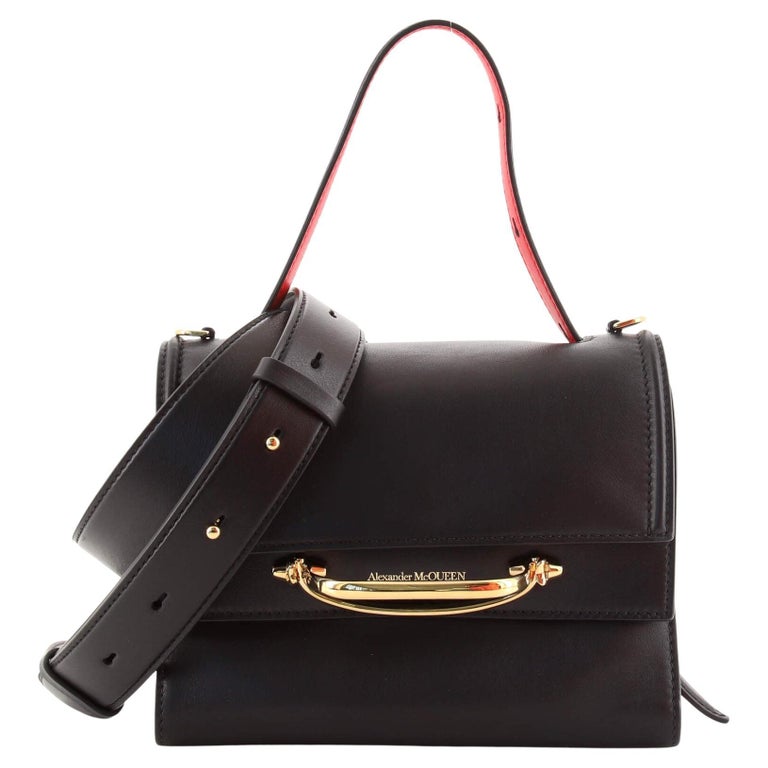 Alexander McQueen The Story Top Handle Bag Leather For Sale at 1stDibs