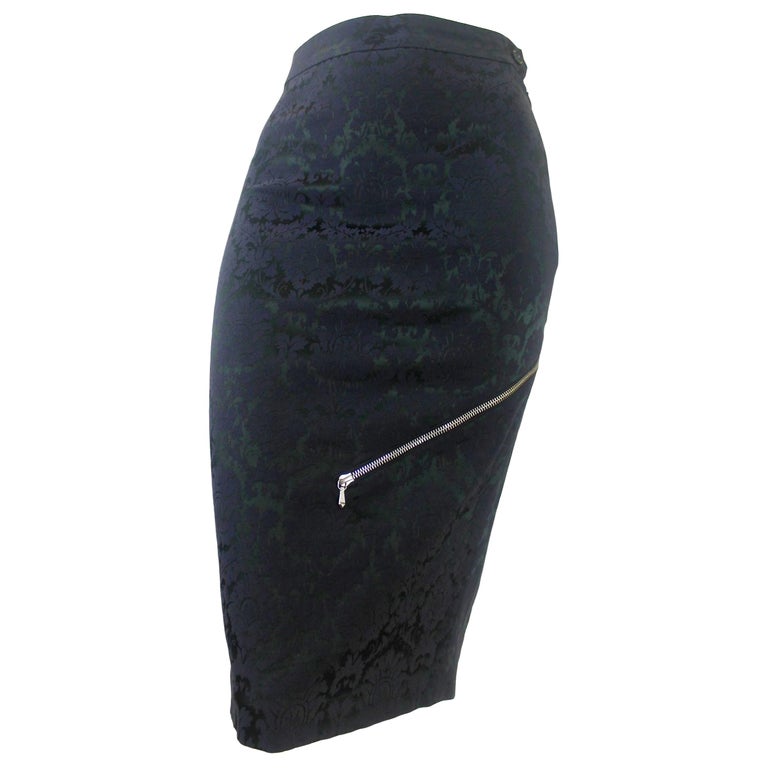 Alexander McQueen Zip Skirt 1997 Collection For Sale at 1stDibs