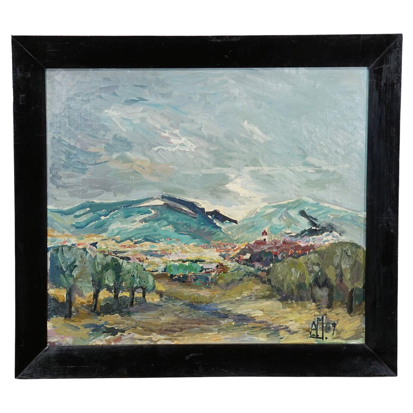 Alexander Michael Oil Painting – Summer Landscape, 1978 For Sale at 1stDibs
