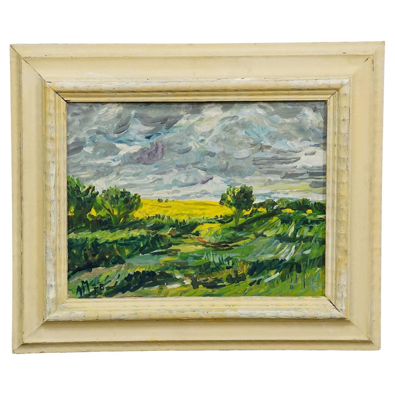 Alexander Michael Oil Painting – Summer Landscape, 1978 For Sale at 1stDibs
