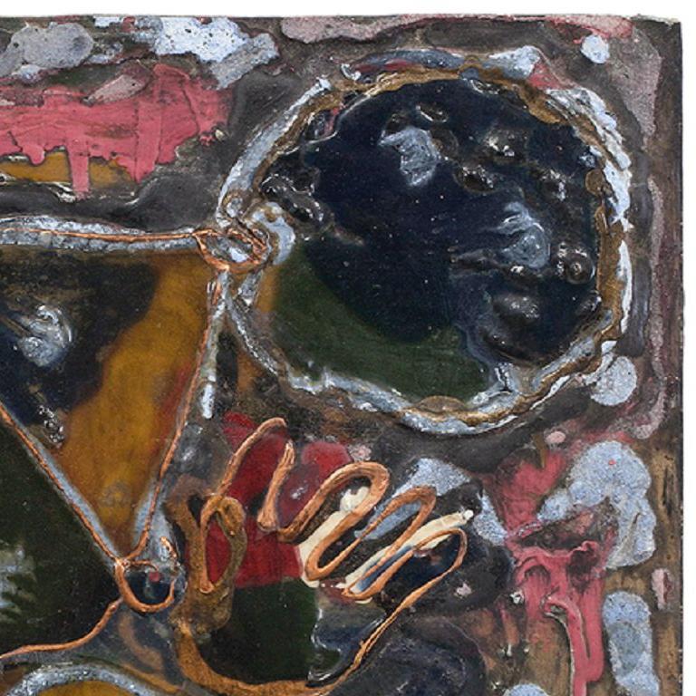 Alexander Raymond Katz - Mixed Media Sculptural Painting "Juggler ...