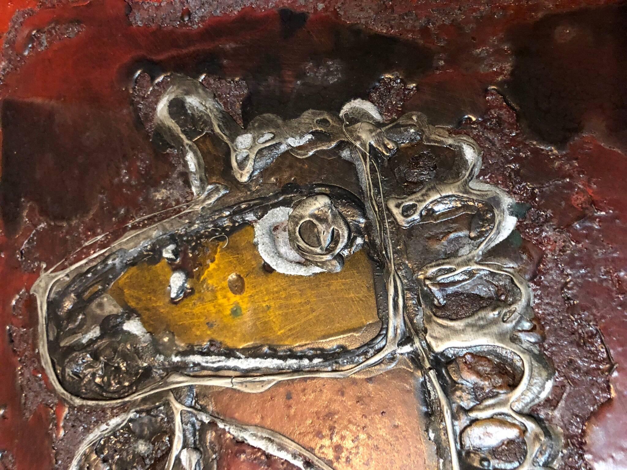 Alexander Raymond Katz - Mixed Media Sculptural Painting "Unicorn ...