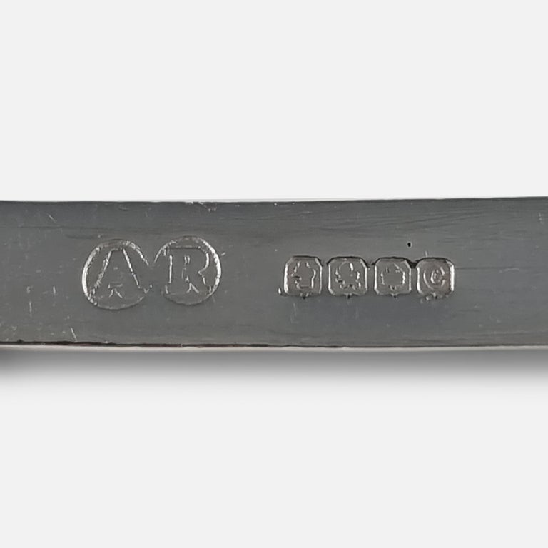 Alexander Ritchie Silver Cross Pendant and Chain, 1925 at 1stDibs