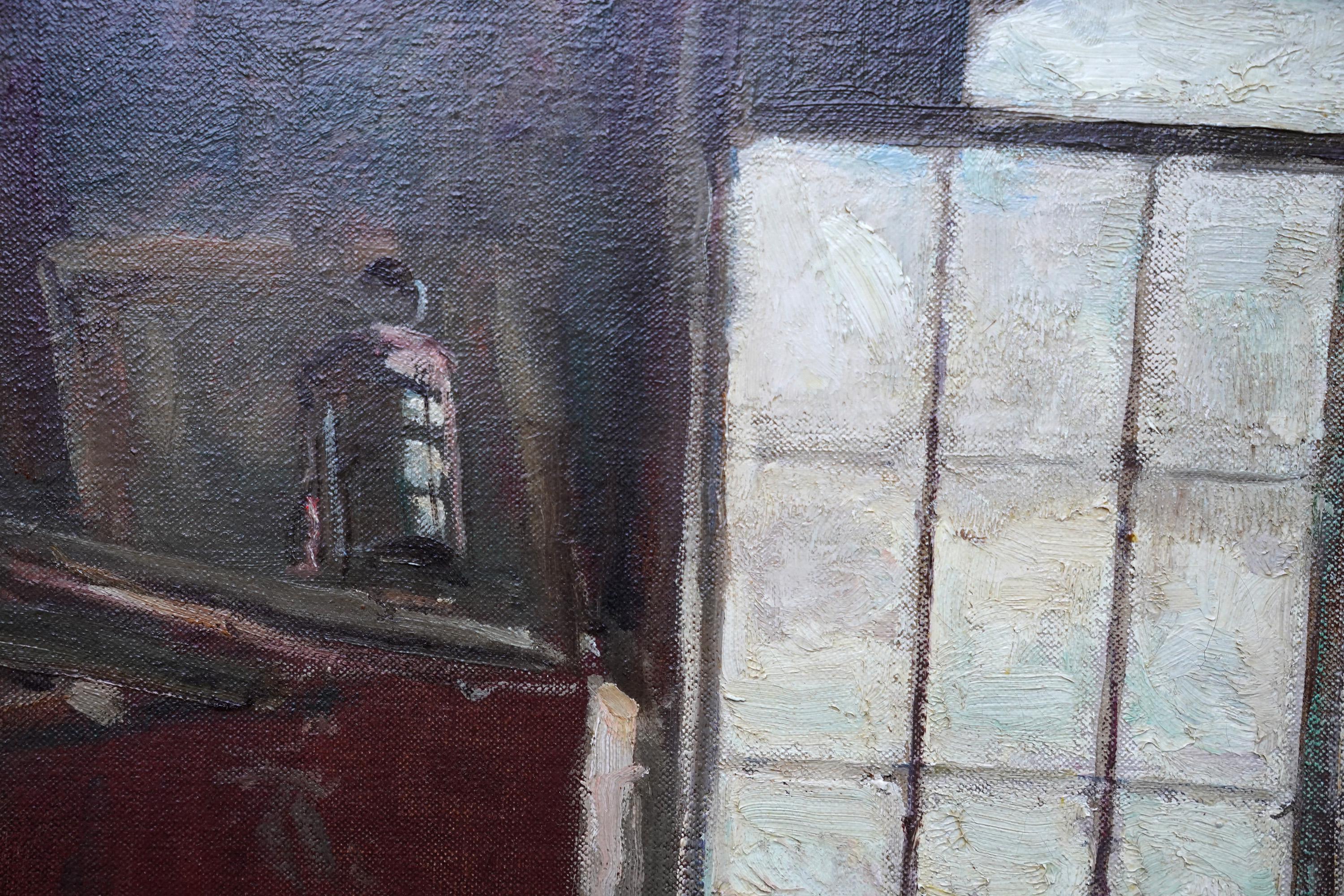 Alexander Roche - The Artist's Studio - Scottish 1914 Glasgow Boy art ...