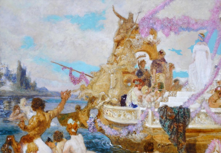 Alexander Rothaug - The Triumph of Amphitrite - Large 19th Century ...