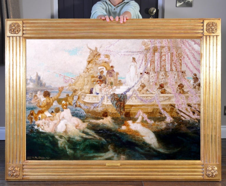 Alexander Rothaug - The Triumph of Amphitrite - Large 19th Century ...