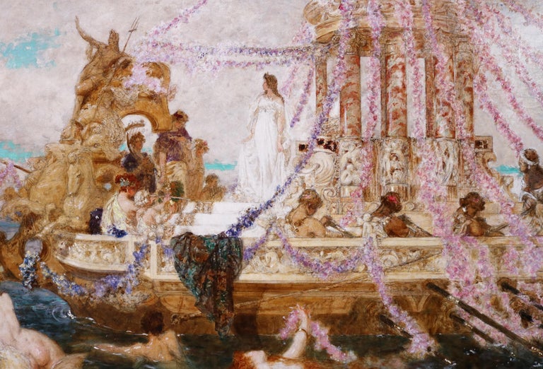 Alexander Rothaug - The Triumph of Amphitrite - Large 19th Century ...