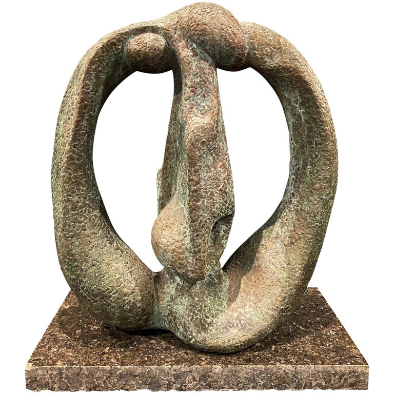 Alexander Stoller - Abstract Sculpture in Bronze For Sale at 1stDibs