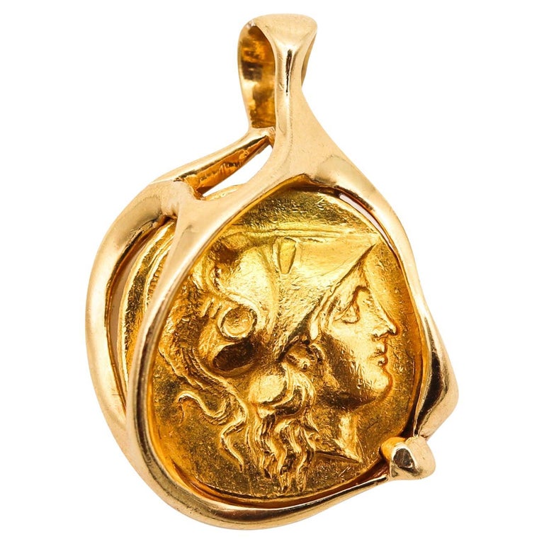 Alexander the Great 336 BC Rare Gold Stater in 18 Kt Yellow Gold ...