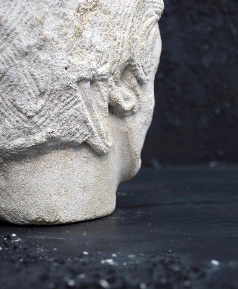 Alexander the Great Stone Head at 1stDibs