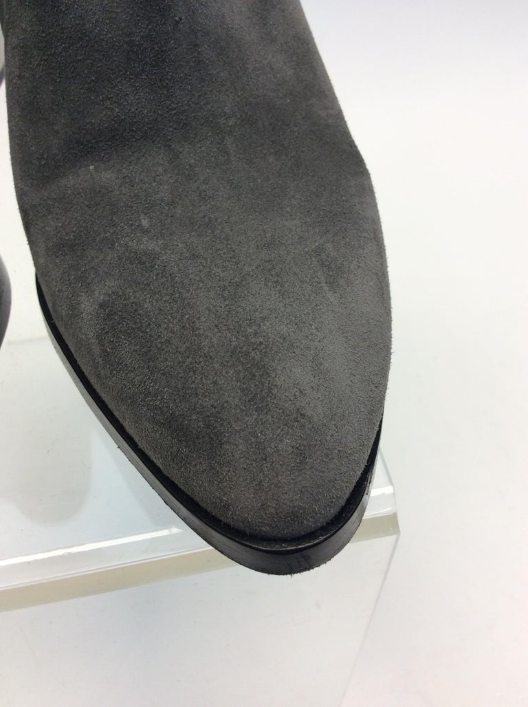 Alexander Wang Grey Suede Bootie For Sale at 1stDibs