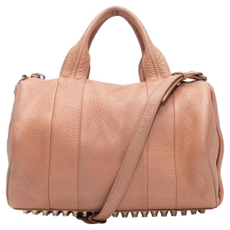 Alexander Wang Peach Leather Rocky Handbag For Sale at 1stDibs