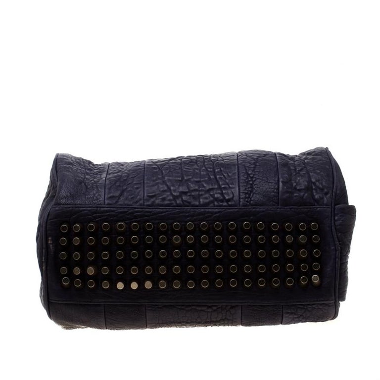 Alexander Wang Purple Pebbled Leather Rocco Duffel Bag For Sale at ...