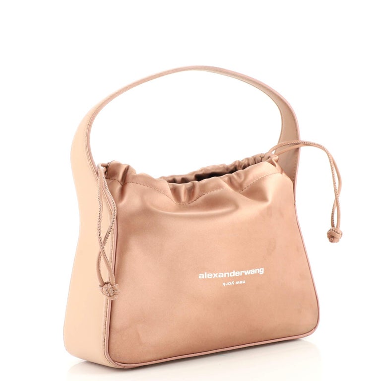 Alexander Wang Ryan Shoulder Bag Satin and Leather Medium For Sale at ...