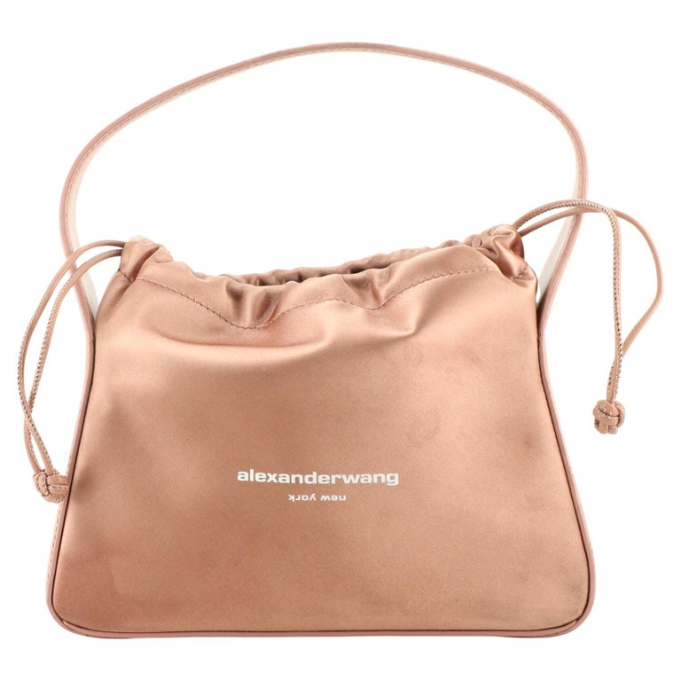 Alexander Wang Ryan Shoulder Bag Satin and Leather Medium For Sale at ...