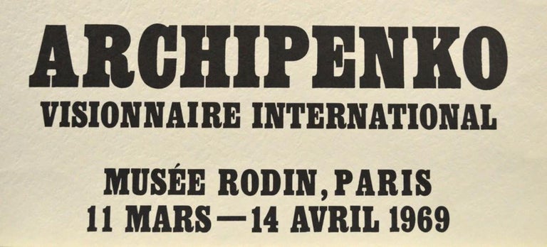 Alexander Archipenko - Organisée Par le International Art Programme ...