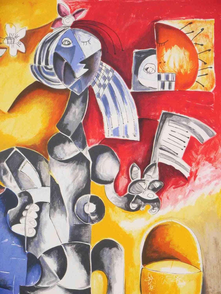 Alexandra Nechita - “Buckets of Detangler” Colourful Abstract ...