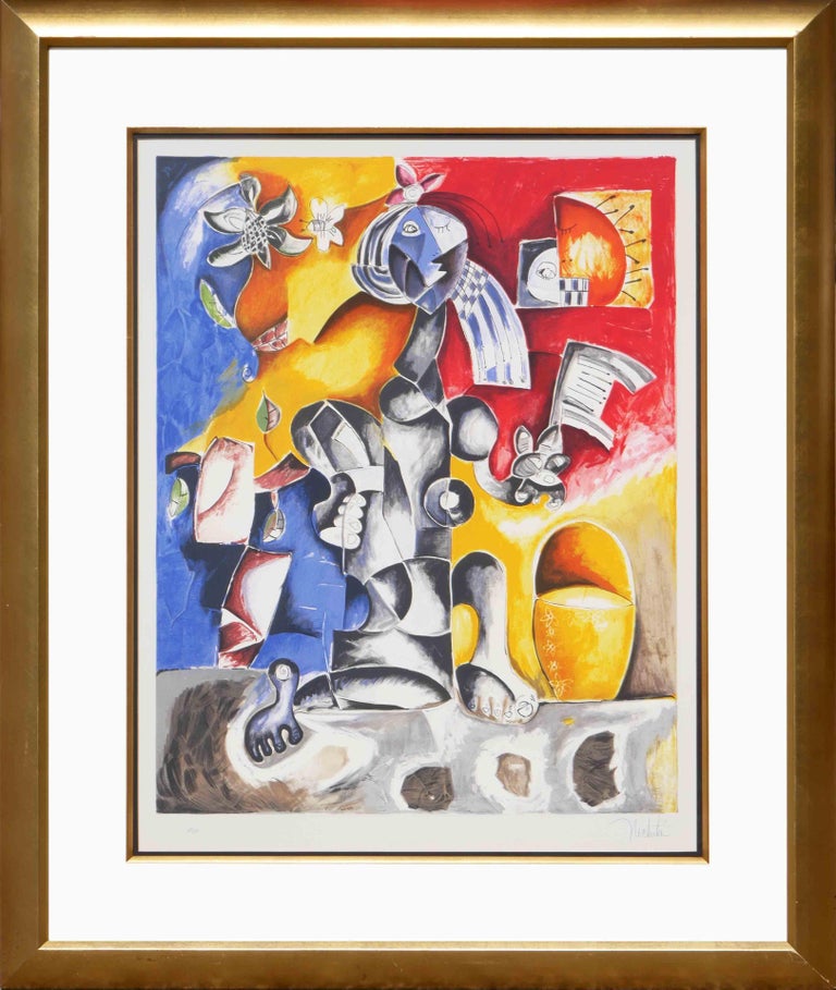 Alexandra Nechita - “Buckets of Detangler” Colourful Abstract ...