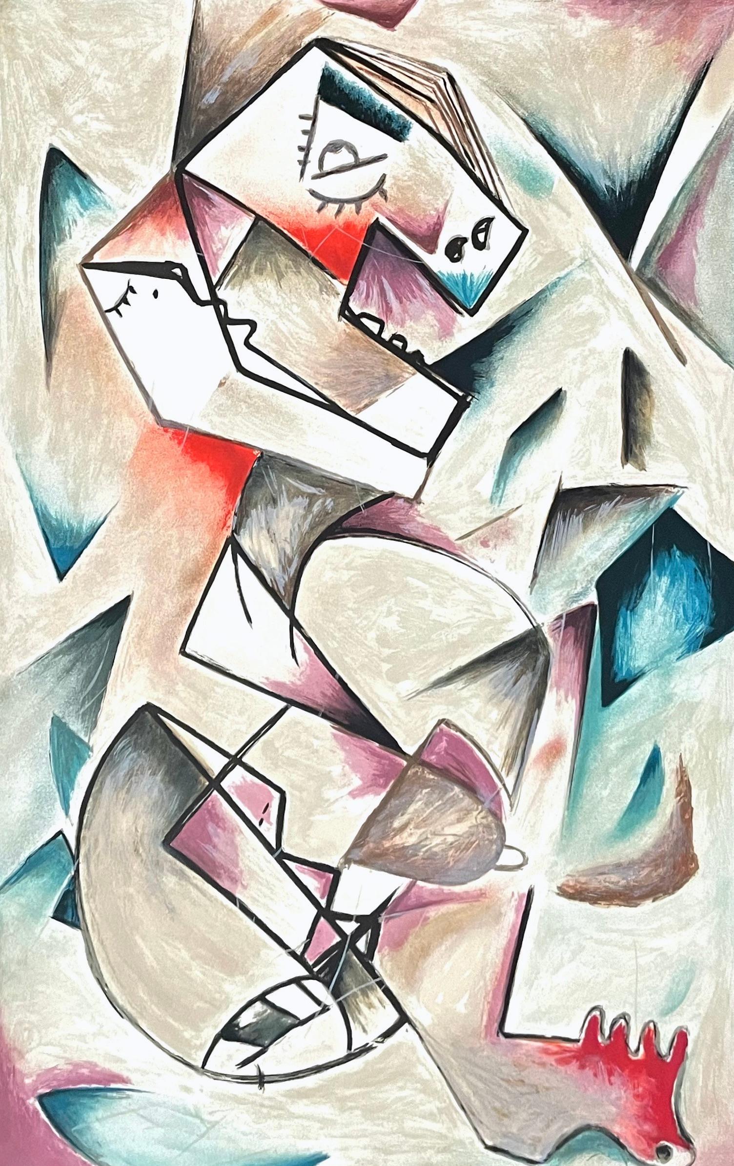 Alexandra Nechita - Geometric Look, Alexandra Nechita For Sale at ...