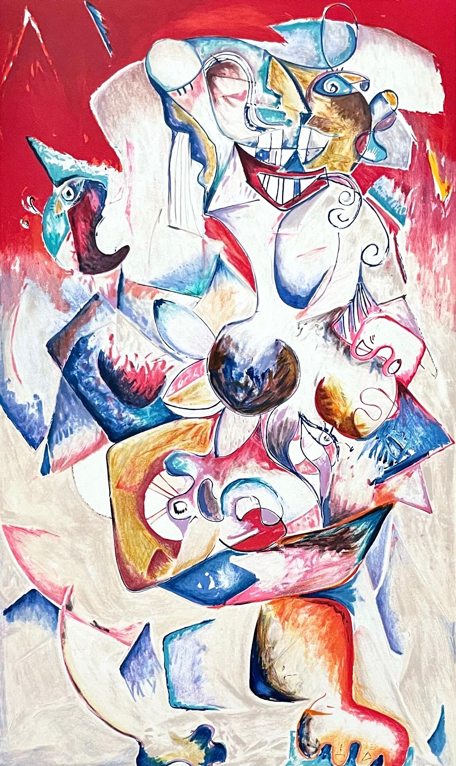 Alexandra Nechita - LOVE BLENDS For Sale at 1stDibs