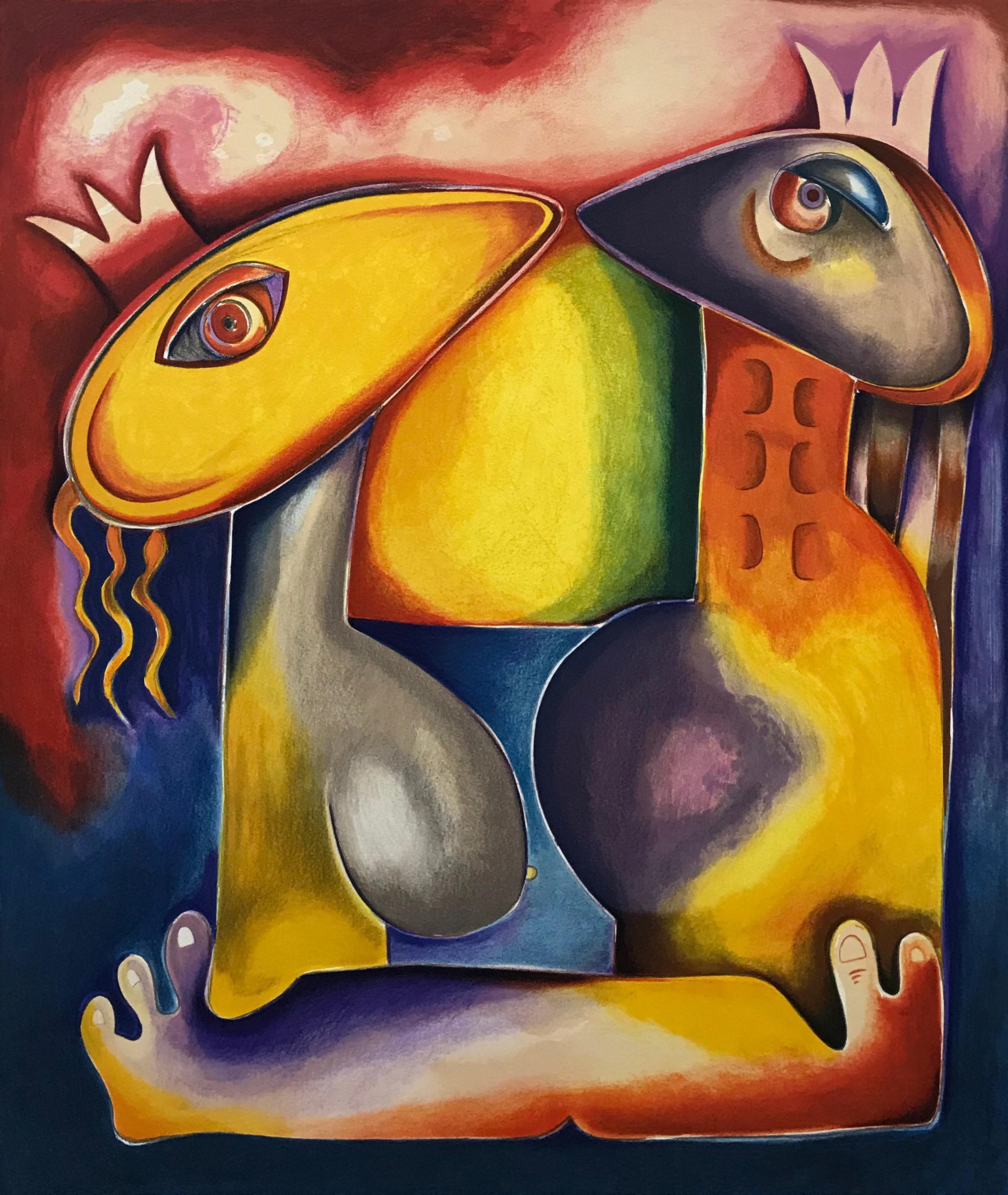 Alexandra Nechita - LET PEACE SET YOU FREE (HAND EMBELLISHED) For Sale ...