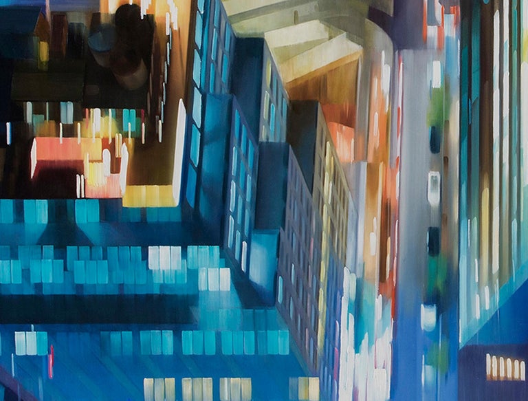 Alexandra Pacula - ON THE EDGE - Contemporary Cityscape / Neon Lights ...