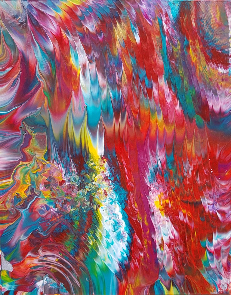 Alexandra Romano - 3 Piece Original - Triptych, Painting, Acrylic on ...