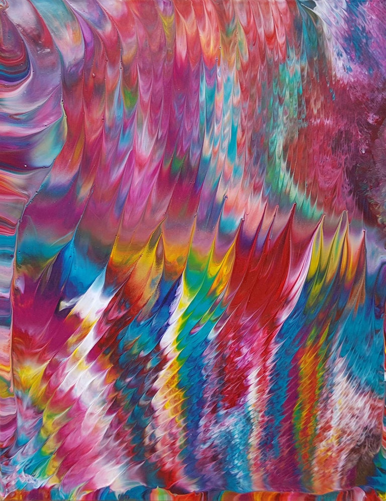 Alexandra Romano - 3 Piece Original - Triptych, Painting, Acrylic on ...