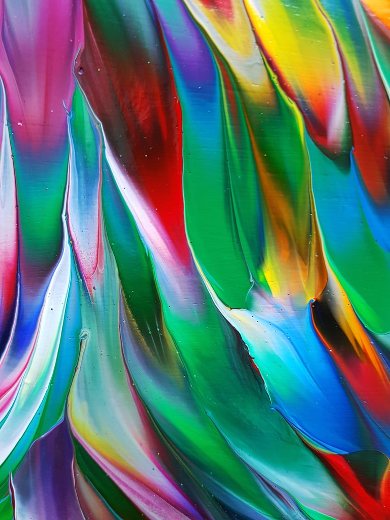 Alexandra Romano - Souls of Celebration, 24 x 24 IN, Painting, Acrylic ...