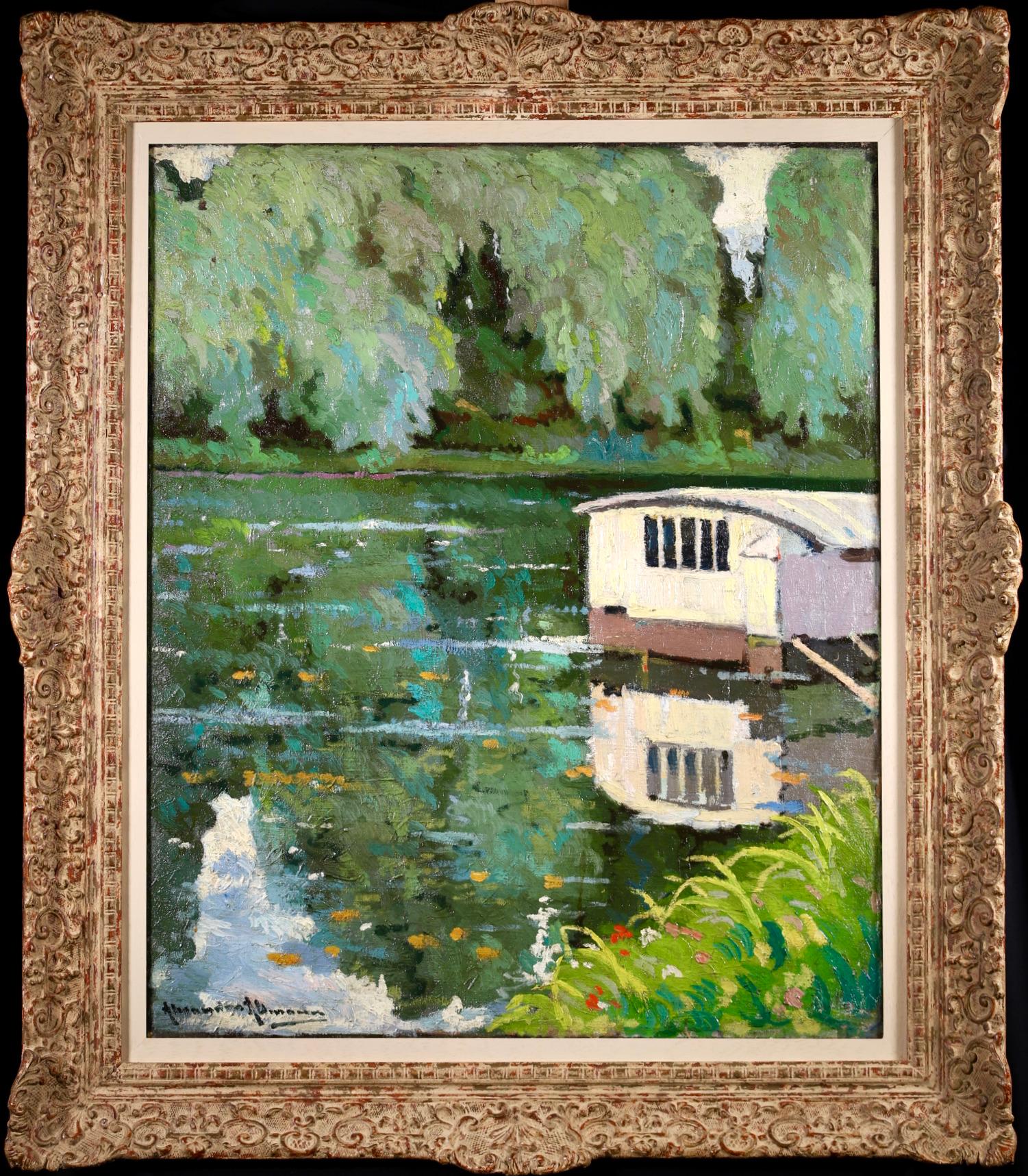 Alexandre Altmann - Automne - 20th Century Russian Oil, Riverscape ...