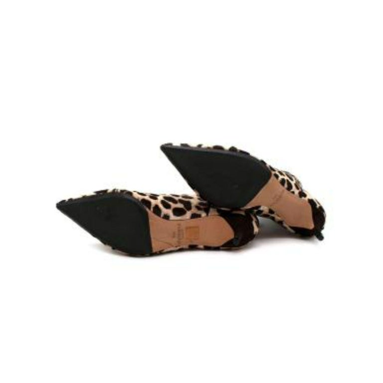 Alexandre Birman Leopard Kitten Heel Ankle Boots For Sale at 1stDibs
