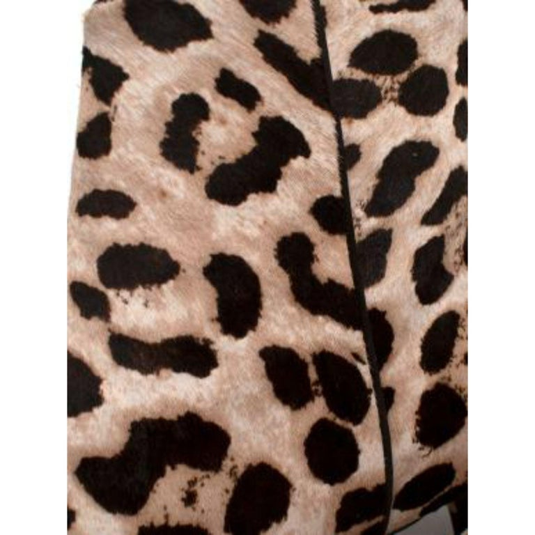 Alexandre Birman Leopard Kitten Heel Ankle Boots For Sale at 1stDibs