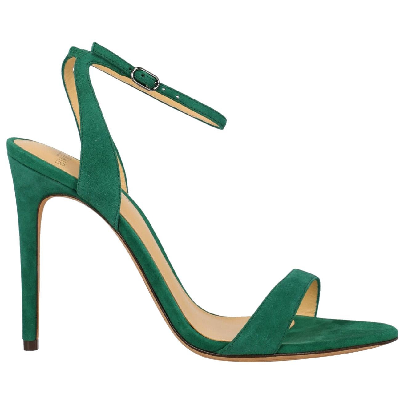 Alexandre Birman Woman Sandals Green Leather IT 39 at 1stDibs