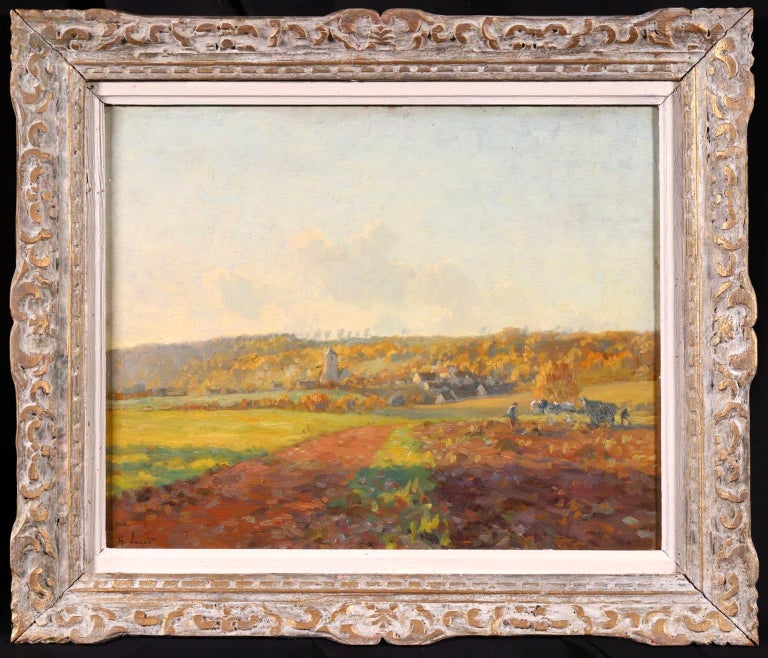 Alexandre Louis Jacob - Automne - Impressionist Oil, Autumn Landscape ...