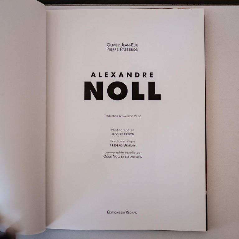 Alexandre Noll Book First Edition at 1stDibs