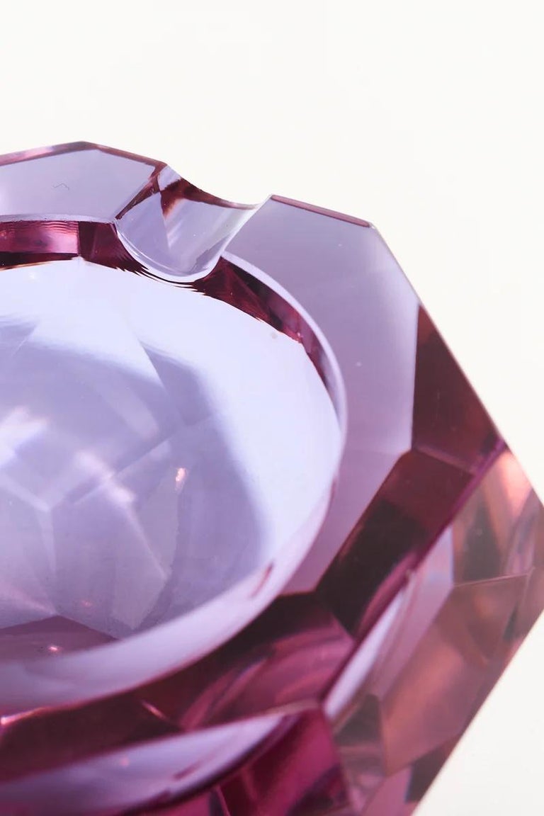Alexandrite Glass Ashtray For Sale at 1stDibs