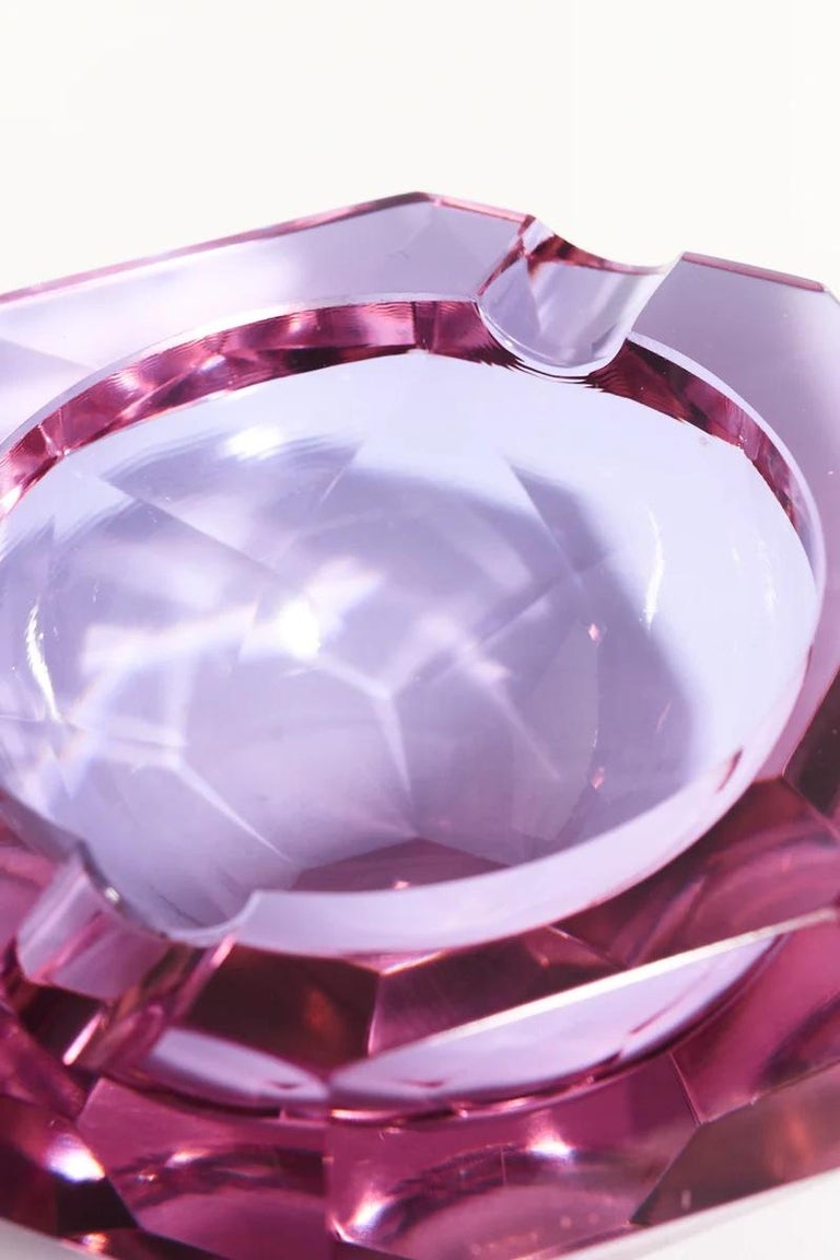 Alexandrite Glass Ashtray For Sale at 1stDibs