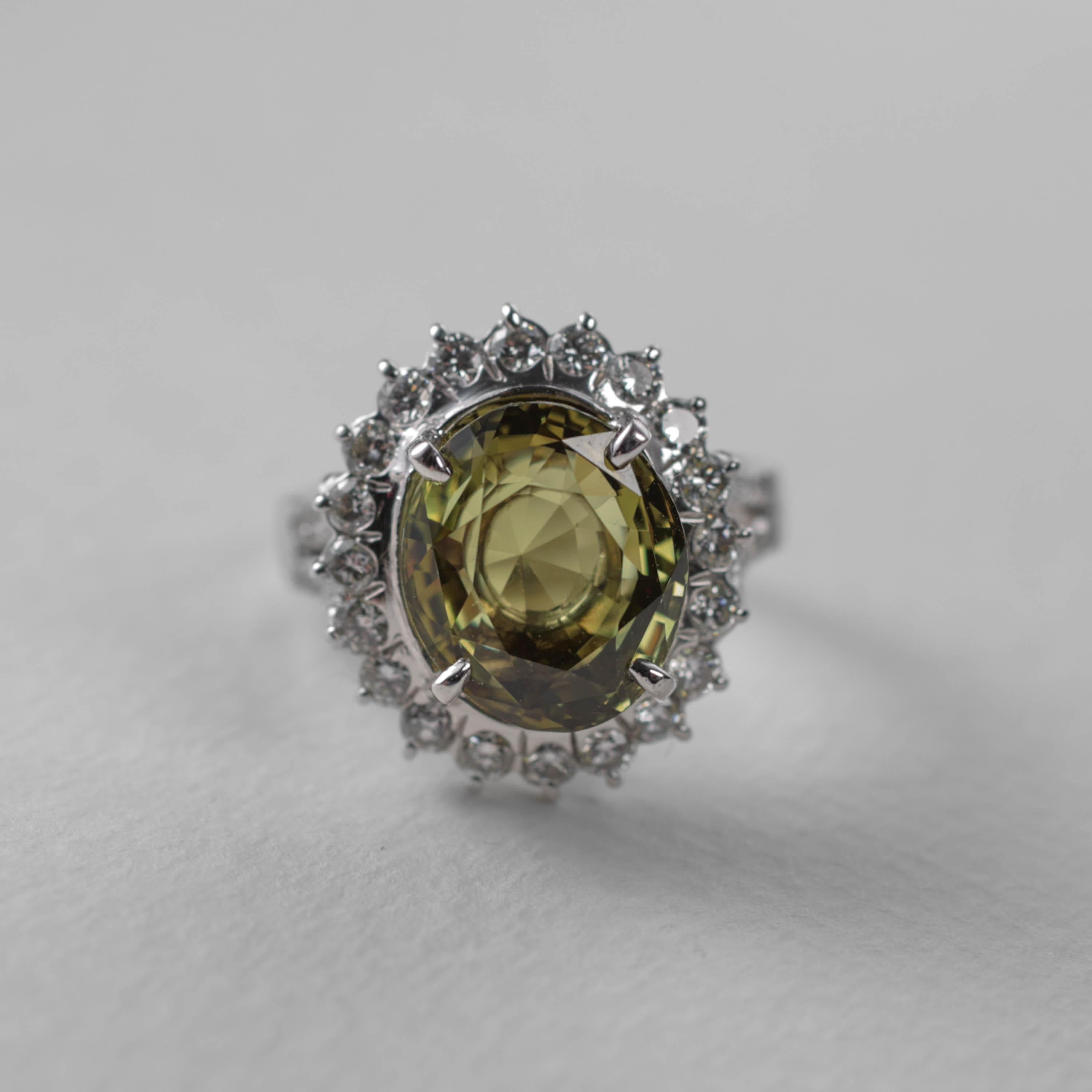 Alexandrite Ring 7.35 Carat Color Change Natural Gem2 For Sale at 1stDibs