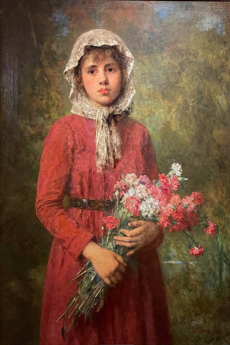 Alexei Alexeievich Harlamoff - Old Lace and Young Dreams (girl with ...