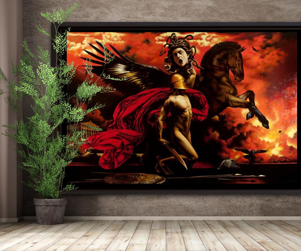 Alexey Golovin - Perseus with the head of Medusa For Sale at 1stDibs