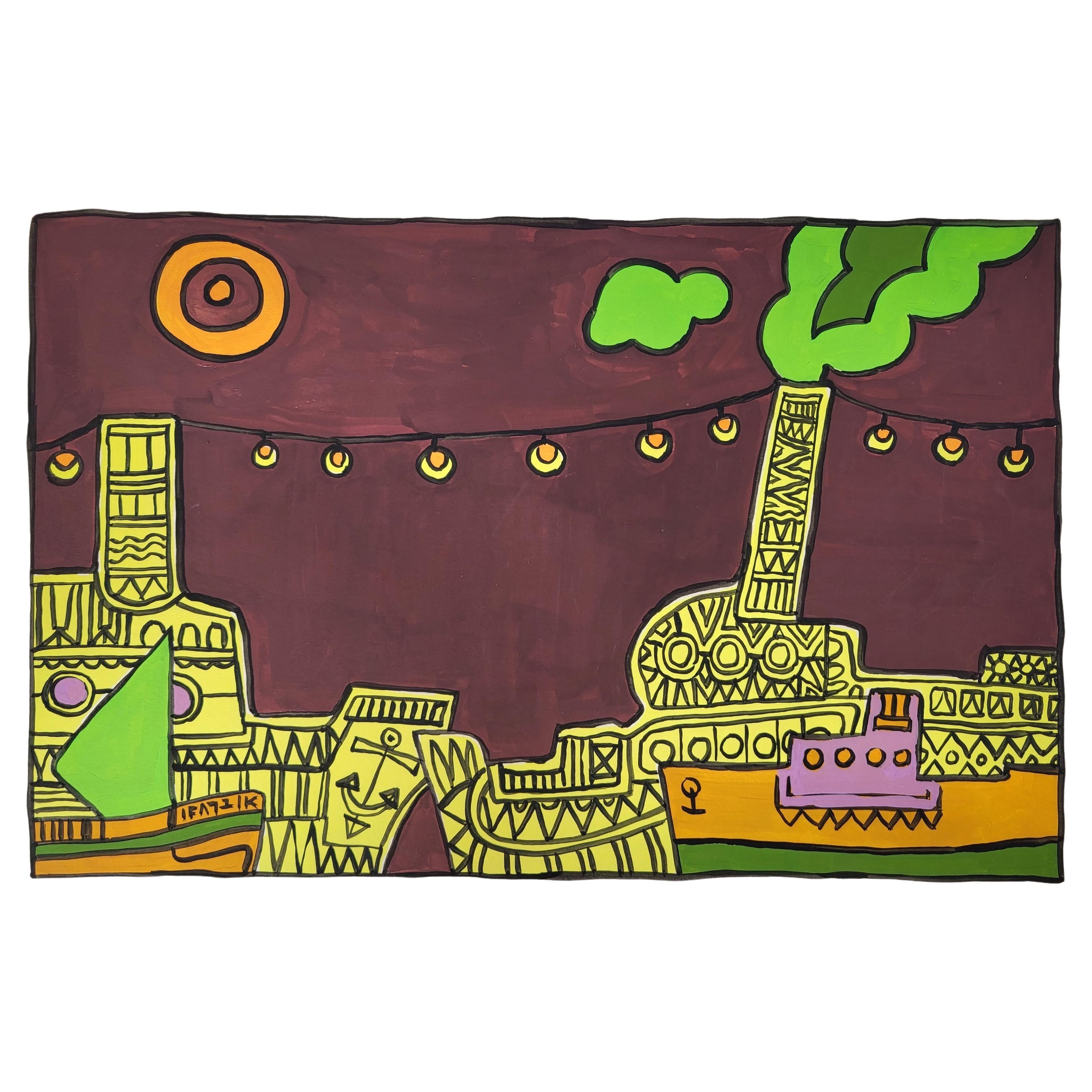 Alexis AKRITHAKIS (1939-1994) Composition, 1970 For Sale at 1stDibs