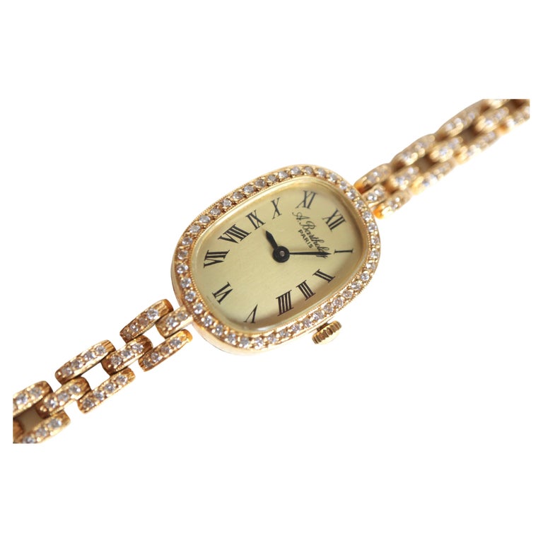Alexis Barthelay Watch 18K Gold and Diamonds For Sale at 1stDibs