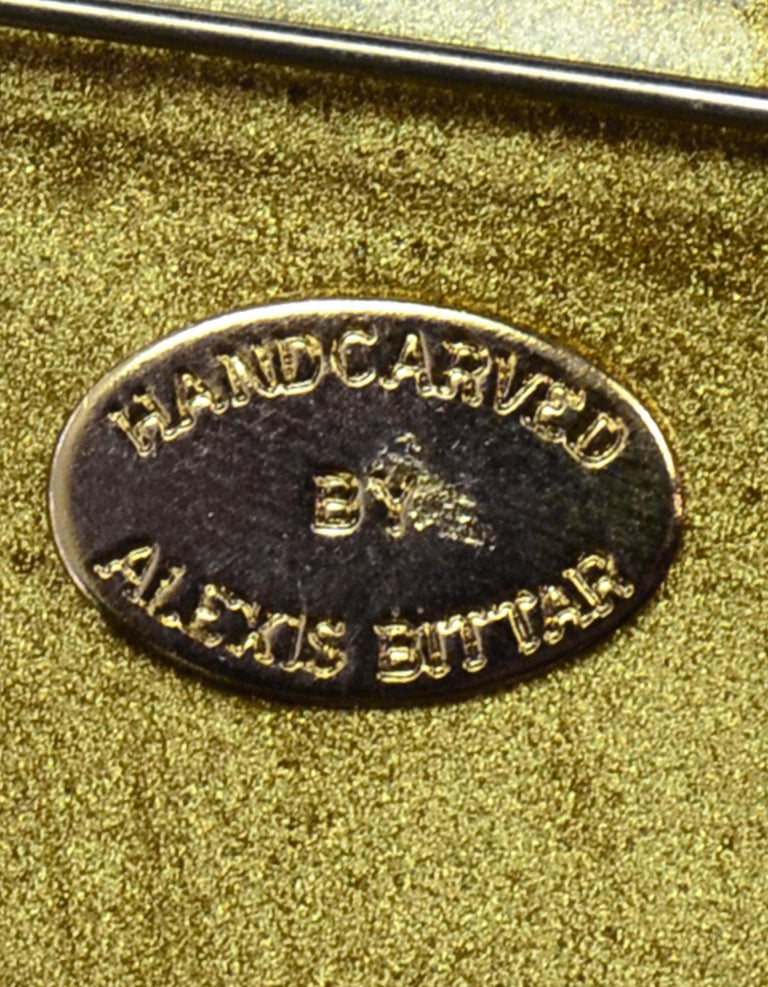 Alexis Bittar Lucite Dog Brooch/Pin W/ Pearl and Crystals at 1stDibs ...