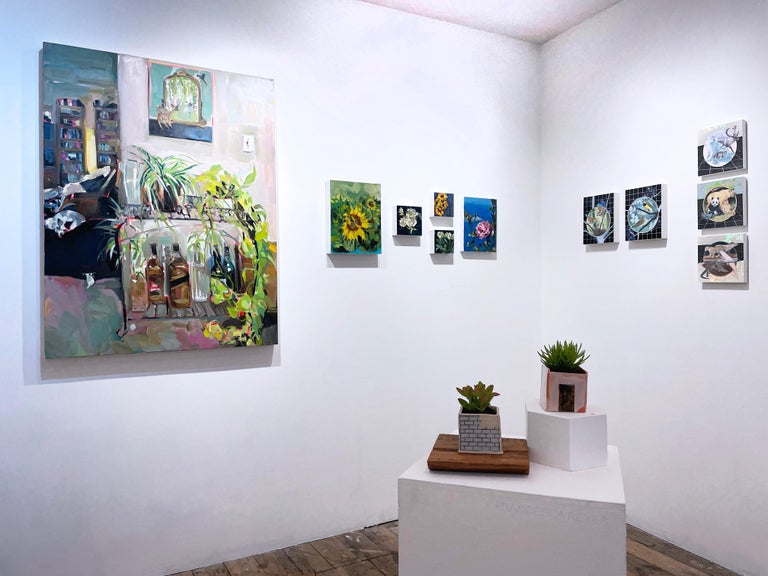 Alexis Kandra - Amazon River (2019), oil painting, ecosystem, animals ...