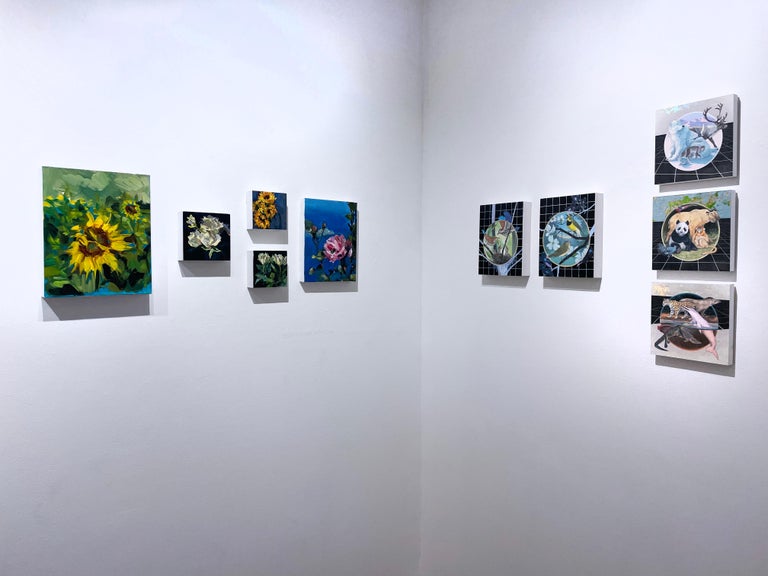 Alexis Kandra - Amazon River (2019), oil painting, ecosystem, animals ...