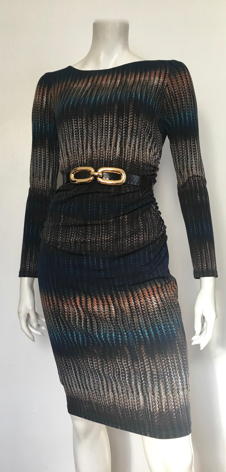 Alexis Kirk 1980s Brass Buckle on Black Snakeskin Adjustable Strap. at ...