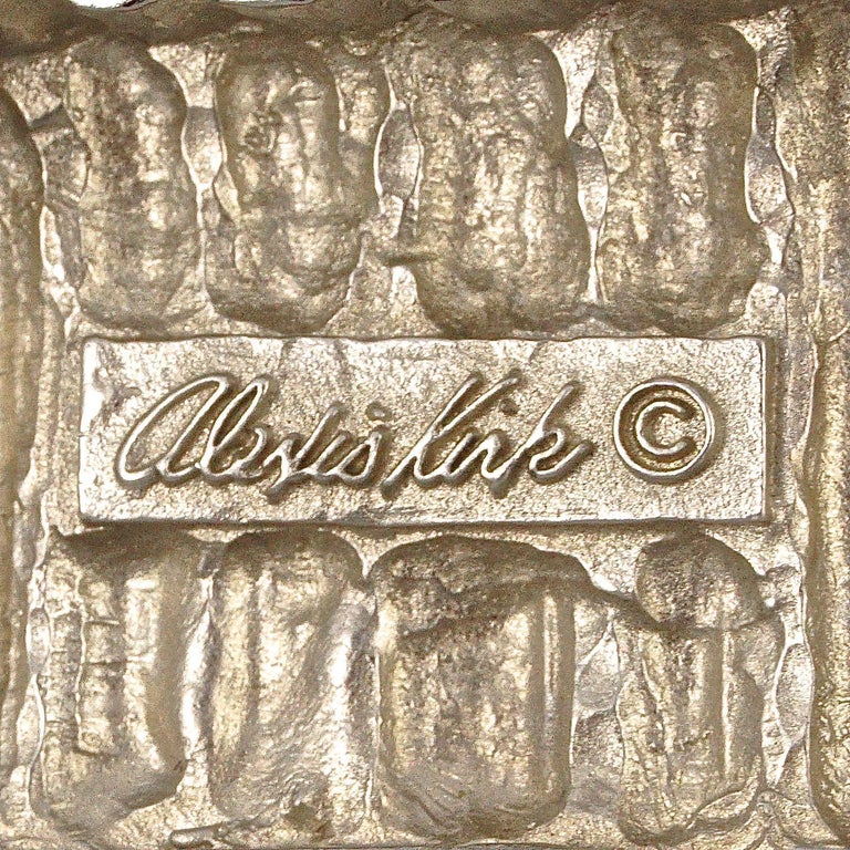 Alexis Kirk Black Leather Belt with Semi Precious Stones Buckle circa ...