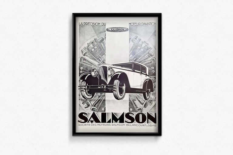 Alexis Kow - Original poster by Alexis Kow for the Salmson cars - Art ...